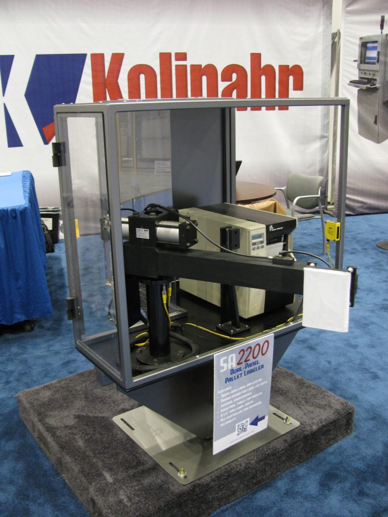 SA2200 Dual Panel Pallet Label Applicator - Kolinahr Systems Inc
